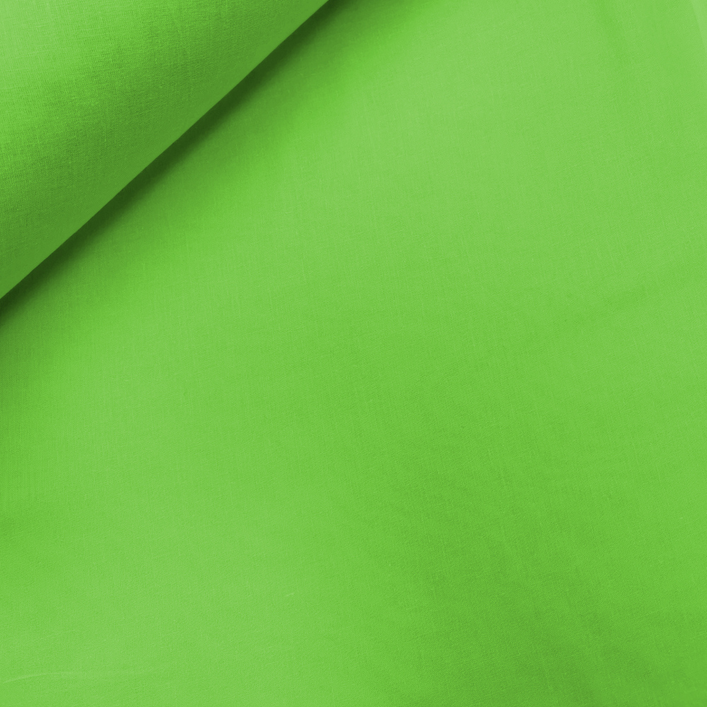Plain Muslin by the metre - BRIGHT GREEN|Coloured Muslin Fabric by the ...